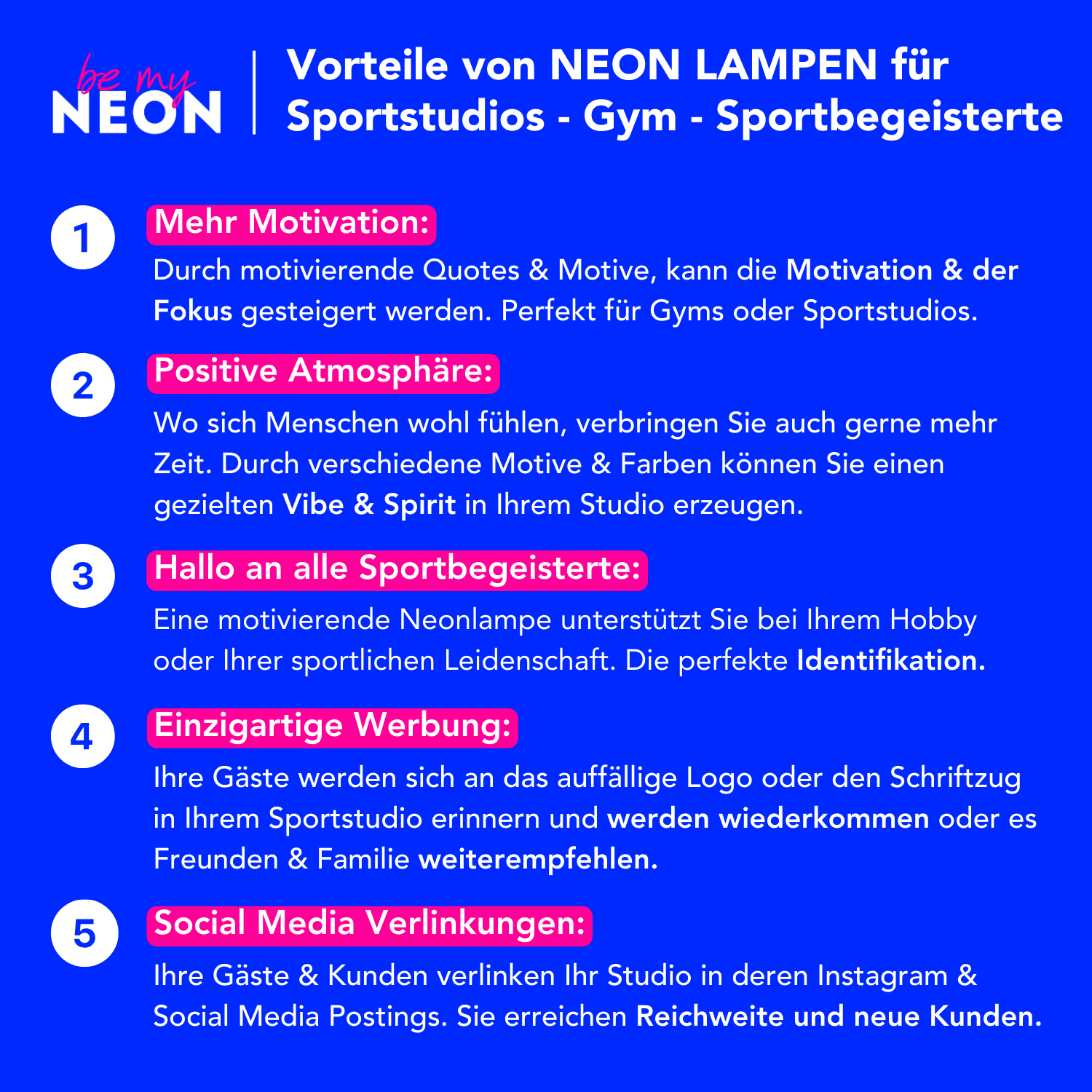 "One More Rep - Gym Fitness" LED Neonschild – BeMyNeon